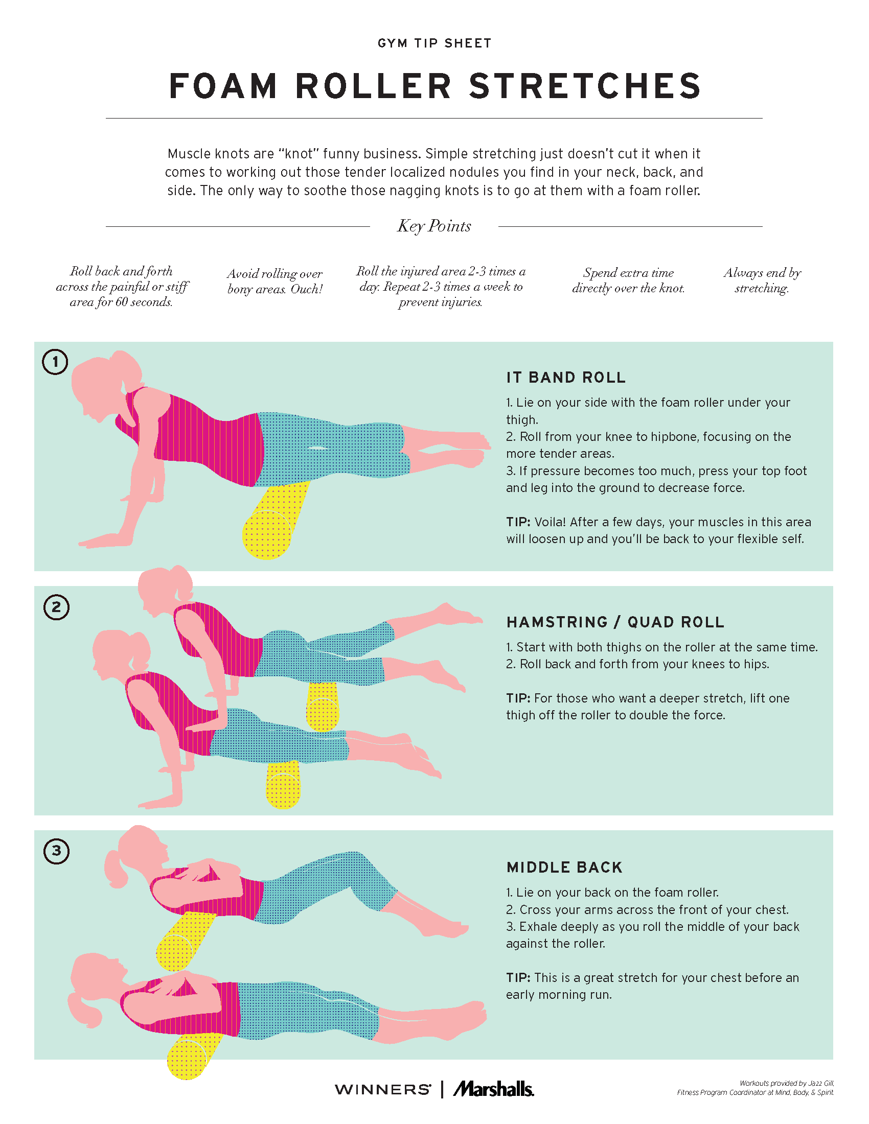 Foam Roller Exercises | WINNERS